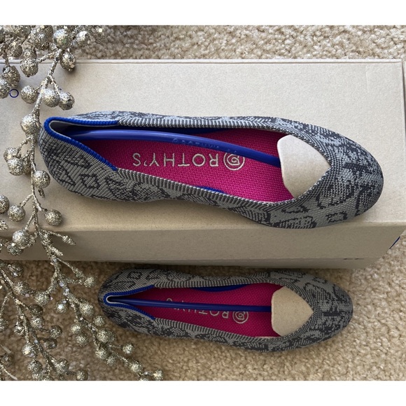 Rothy's | Shoes | Nwt Rothys Kids Grey Stone Snake Flat | Poshmark